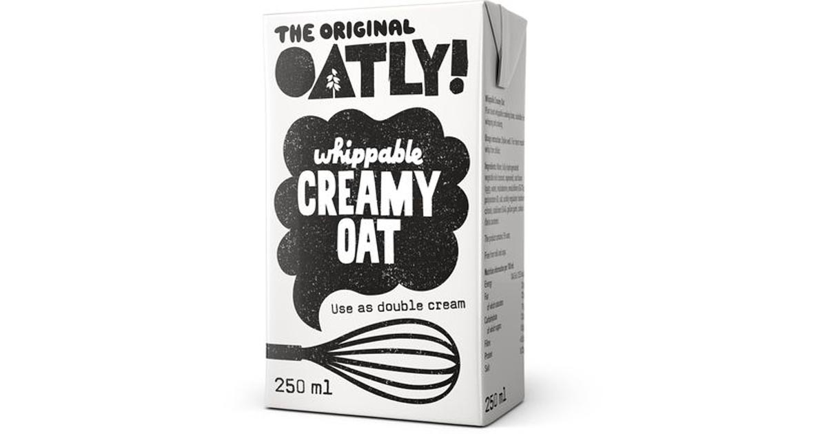 Oatly Whippable Creamy Oat Cream 250ml - The Health Workshop | Ashby De ...